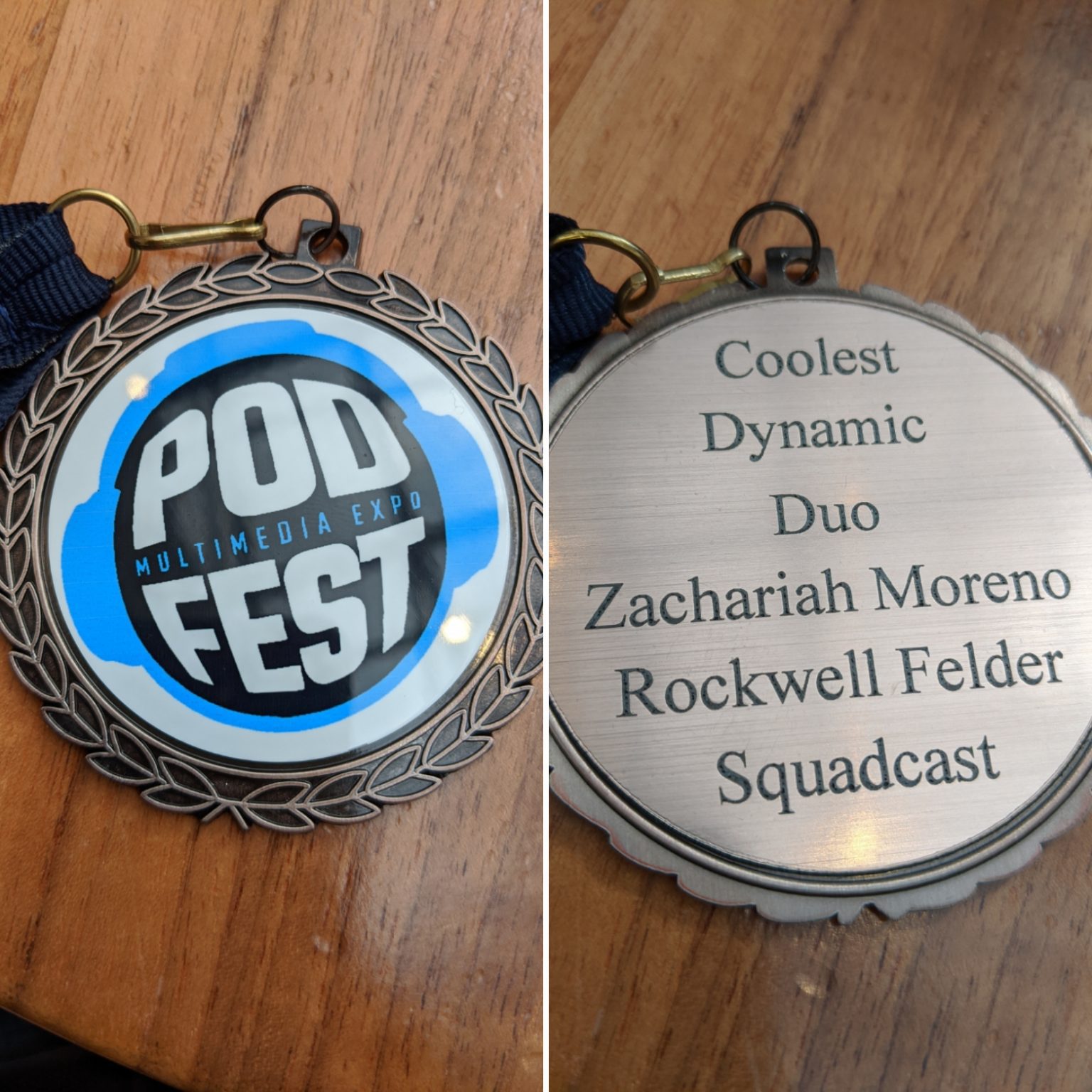SquadCast Founders Won the Coolest Dynamic Duo Award at Podfest