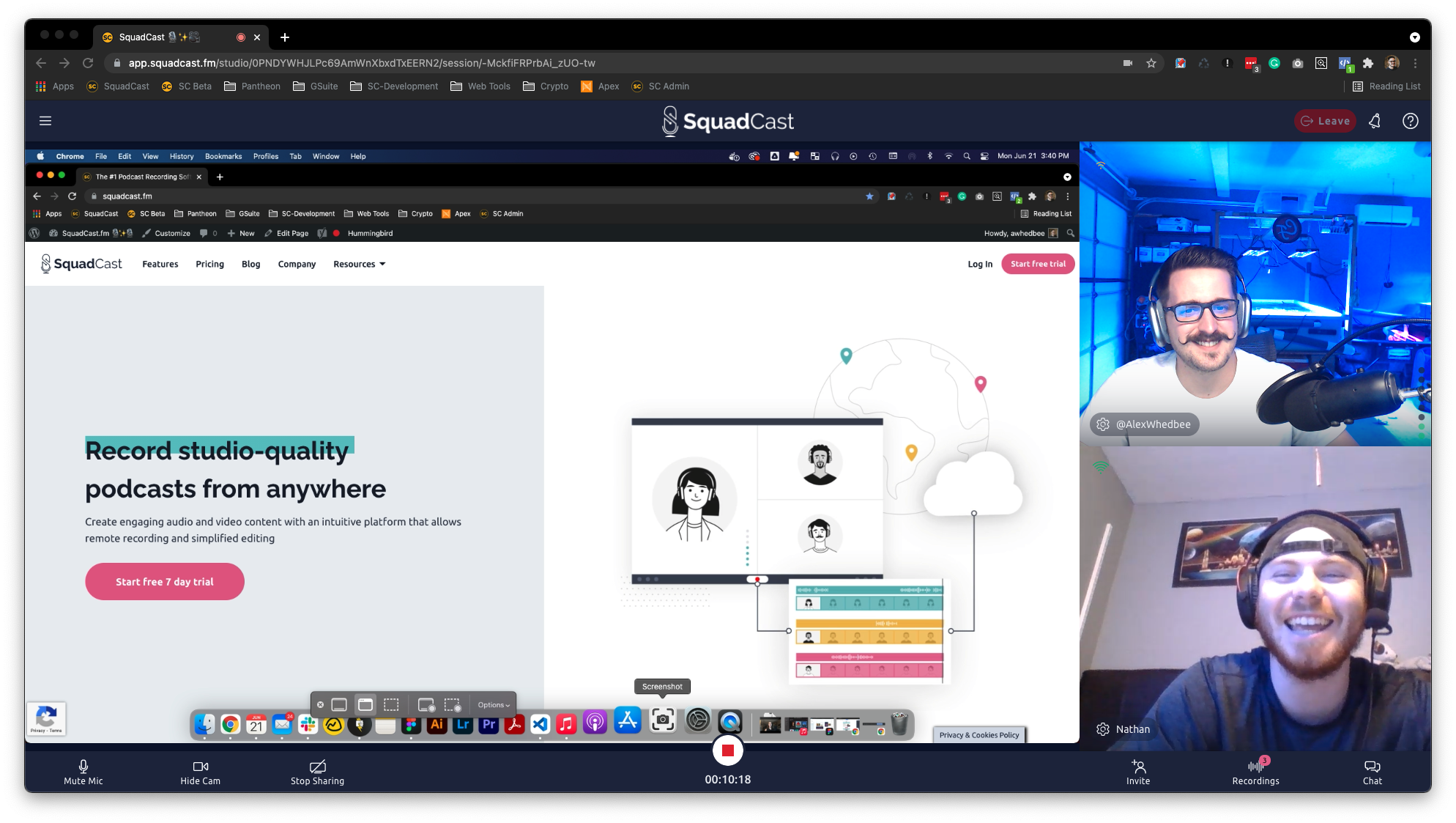 SquadCast v4: Record with 10 People and Collaborate with Dolby